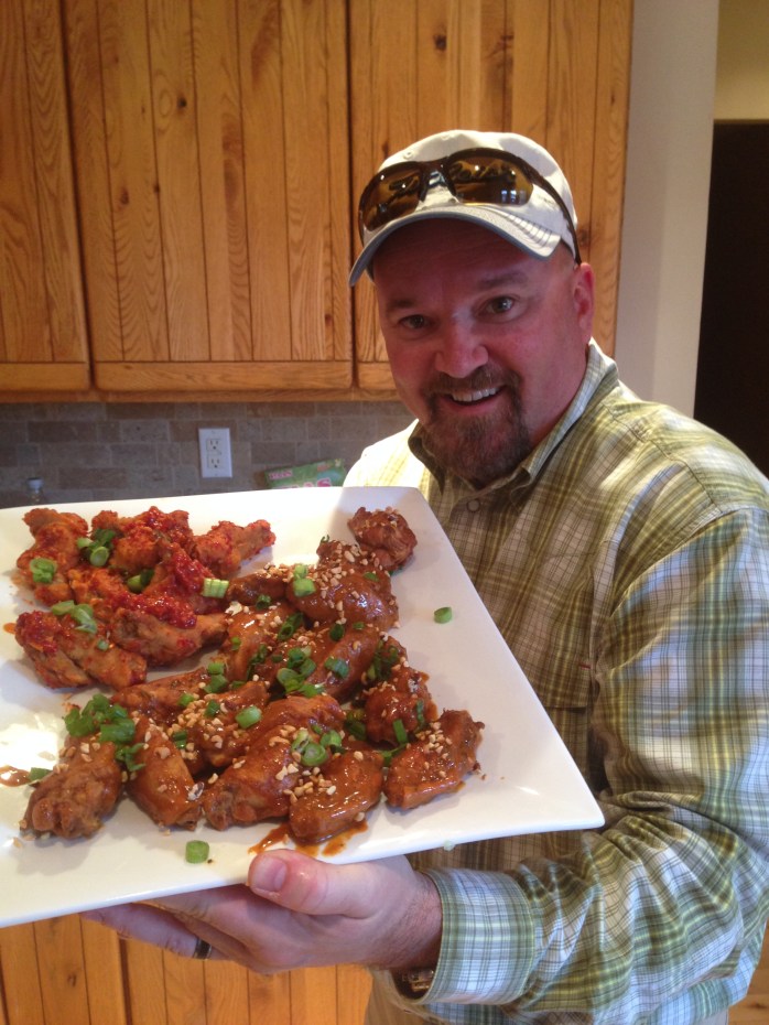 preparing a king bolete for dinner