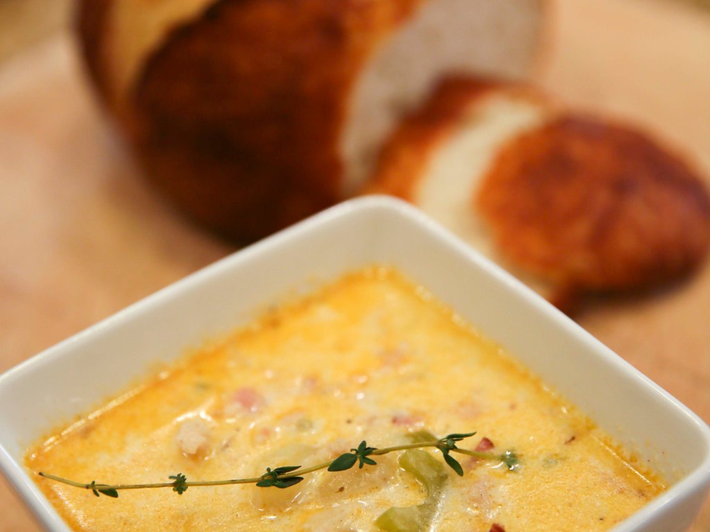New England Clam Chowder with Razor Clams